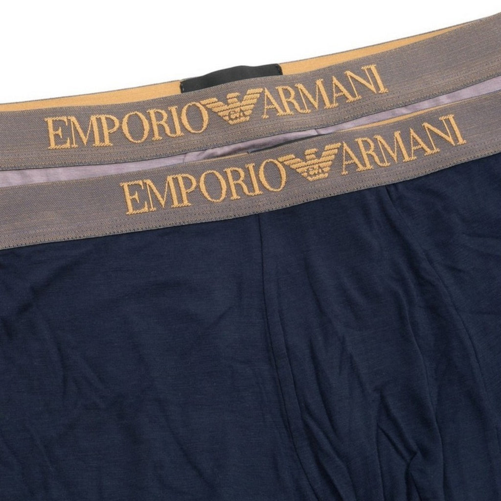 Emporio Armani Boxer uomo 2pack Shark/Armani Blu - EM000253 AF10787 M8